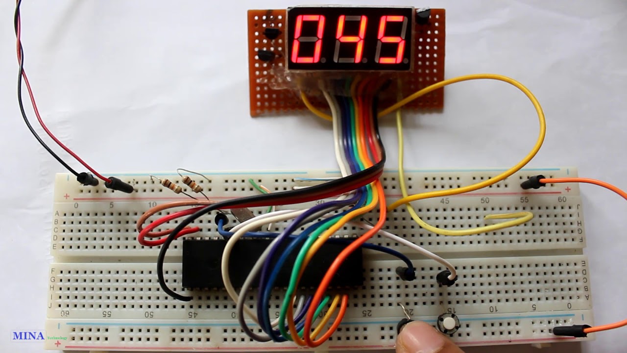 7 Segment Display Counter With Arduino Microcontroller Based Projects Nbkomputer