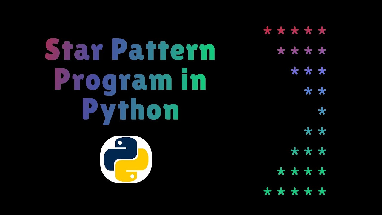 Star Pattern Program In Python Explanation Templates Sample Printables