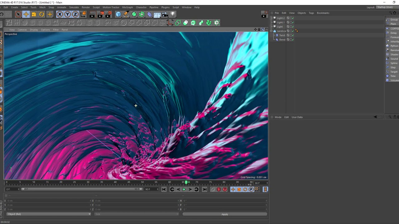 Ink Wall Cinema 4d Speed Art Youtube