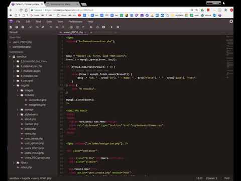 Codeanywhere Tutorials Get All Users Function Part 1 Youtube