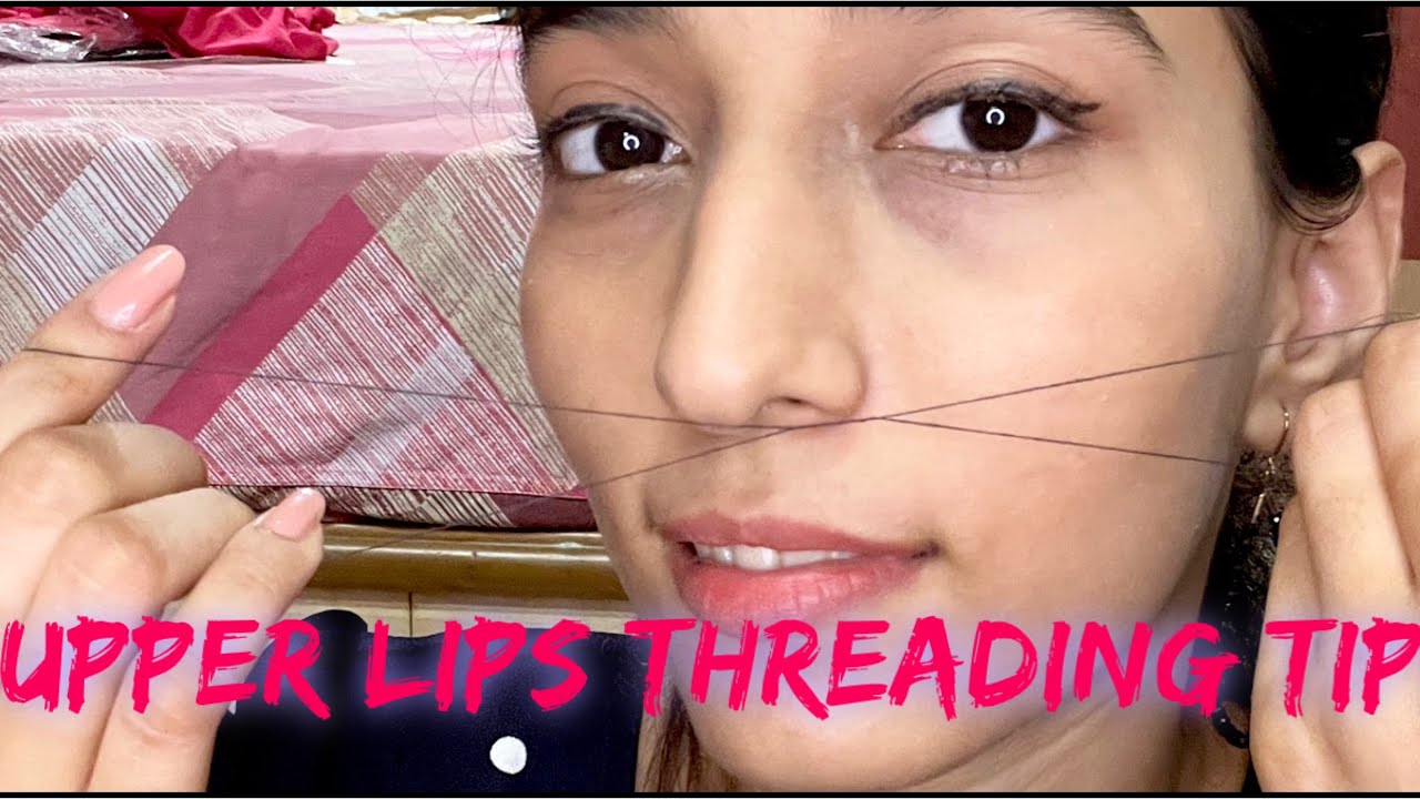 Upper Lips Threading Diy Youtube
