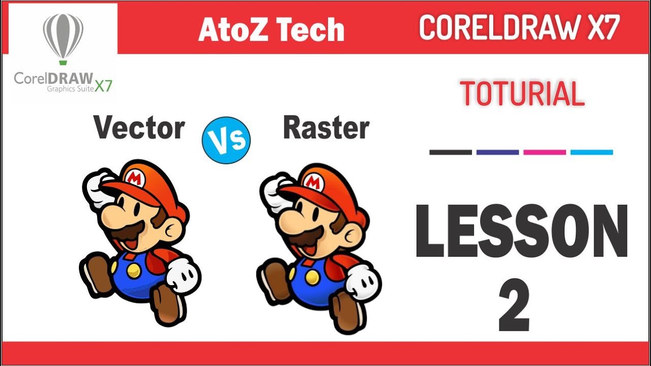 What Is Vector And Raster Graphics Vector Vs Raster Youtube