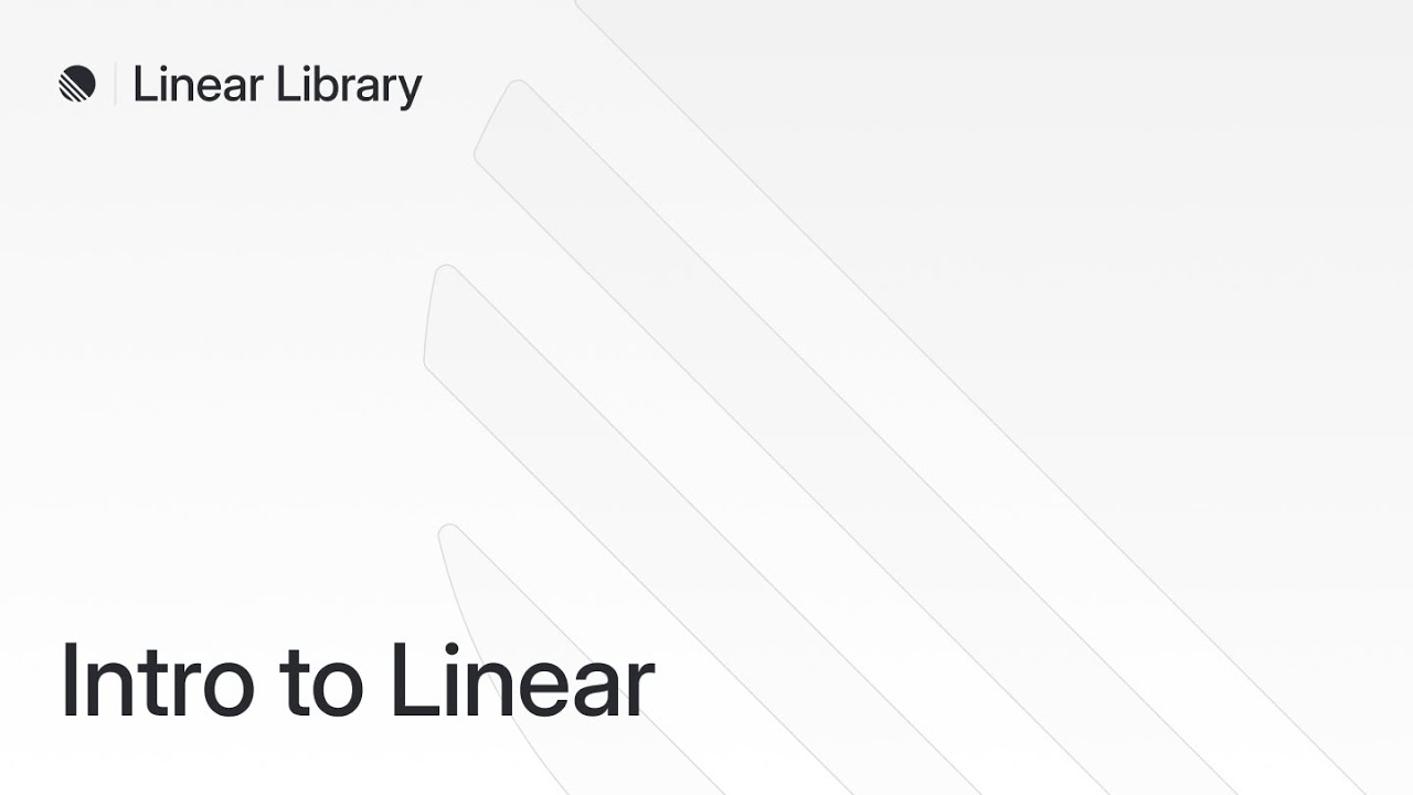 Intro To Linear Youtube