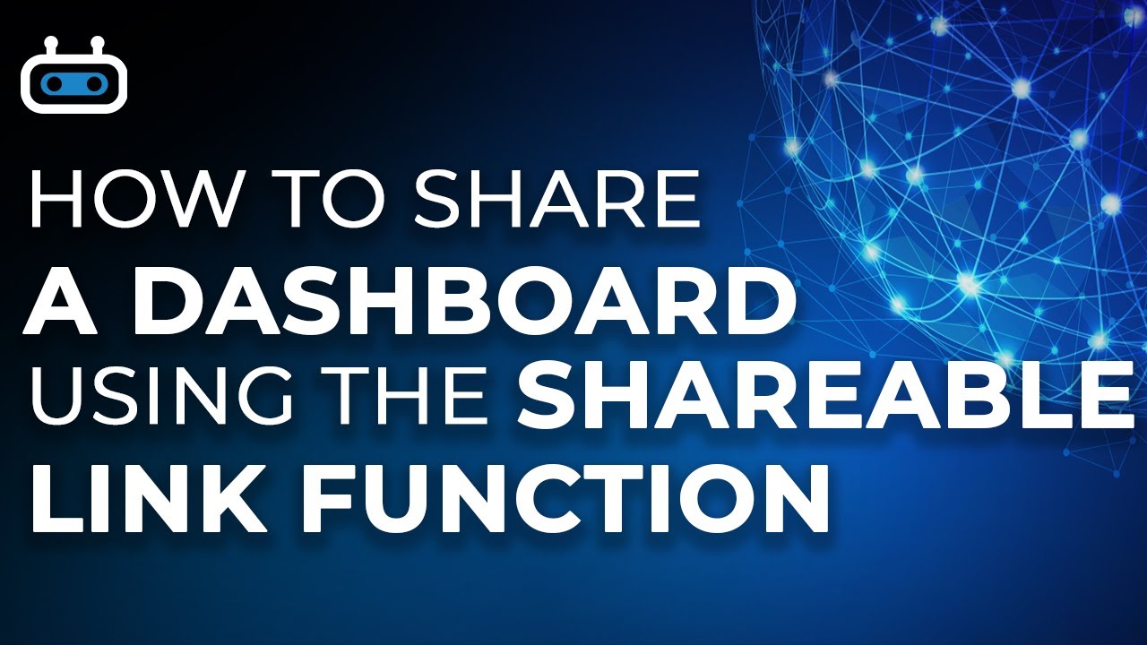 How To Share A Dashboard Using The Shareable Link Function Youtube