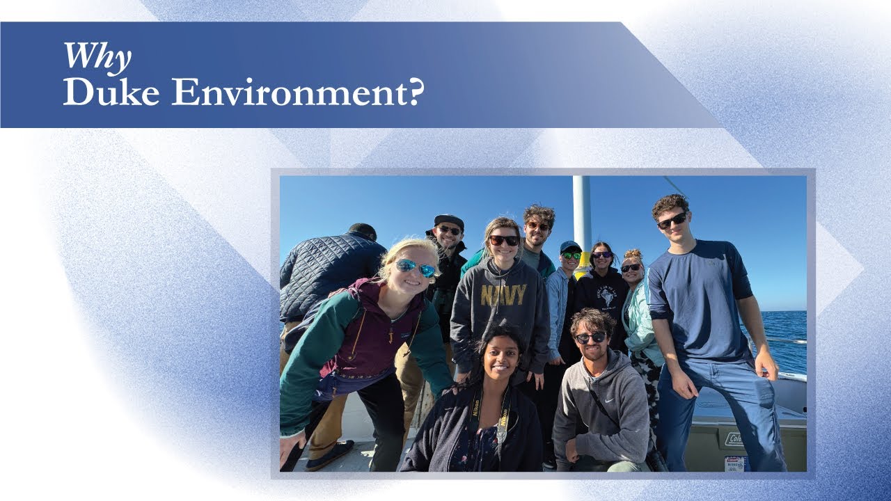 Why Duke Environment Youtube