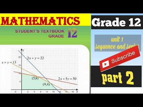 Mathematics Grade 12 Unit 1 Part 2 Youtube