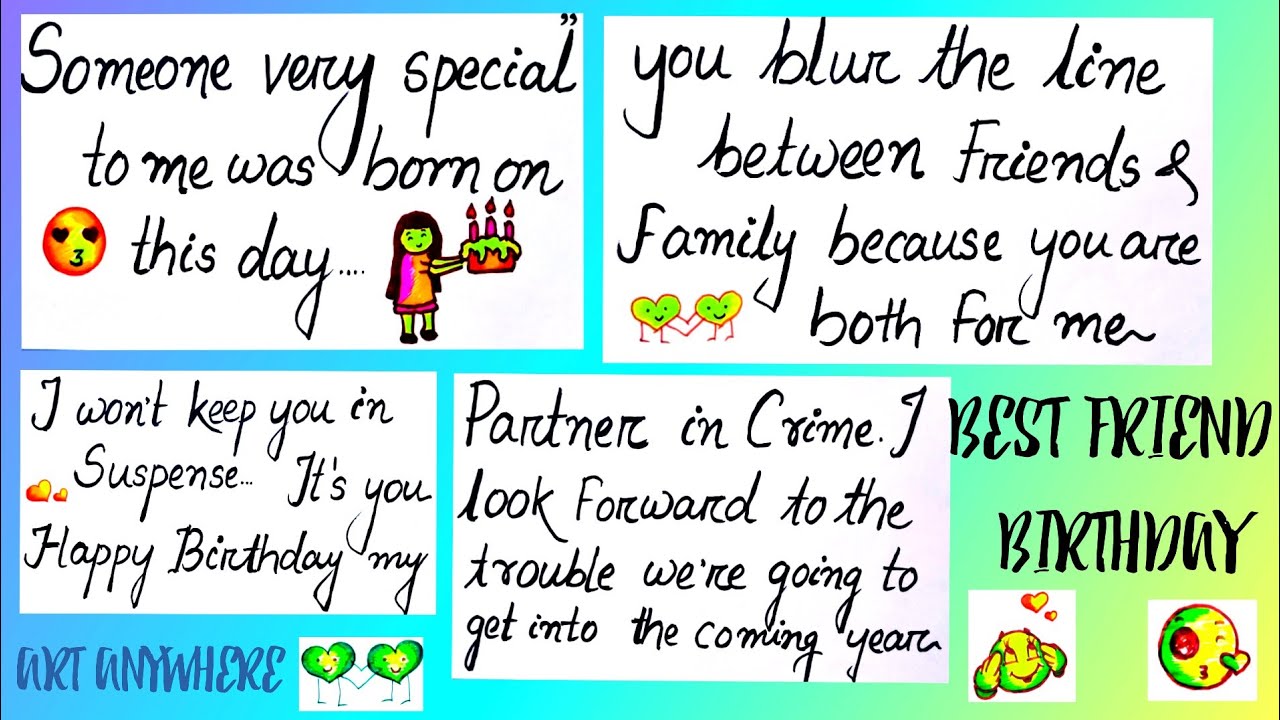 Birthday Wishes For Best Friend Ideas Infoupdate Org