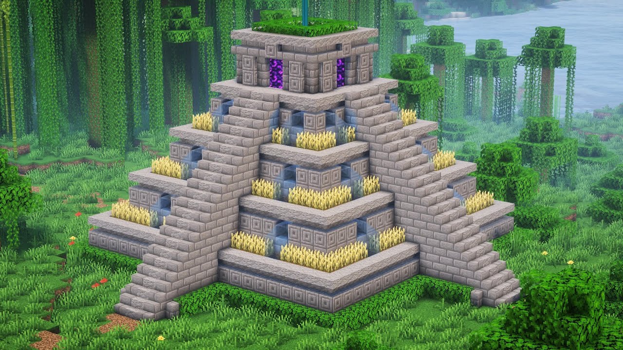 Aztec Temple Beacon In Minecraft Youtube
