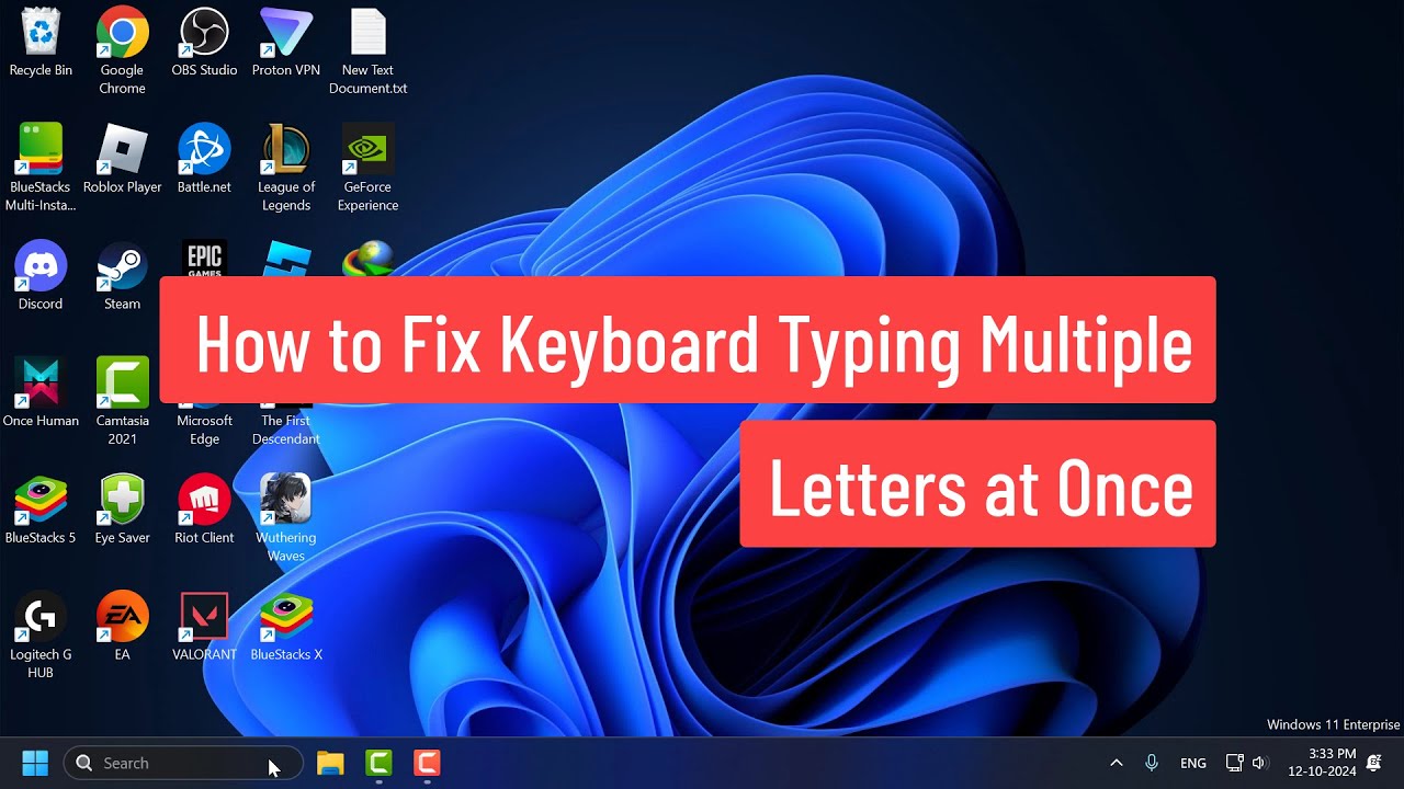How To Fix Keyboard Typing Multiple Letters At Once In Windows 10 11