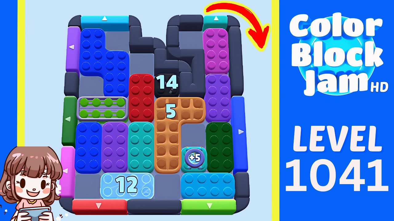 Color Block Jam Level 1041 Solution Walkthrough Youtube