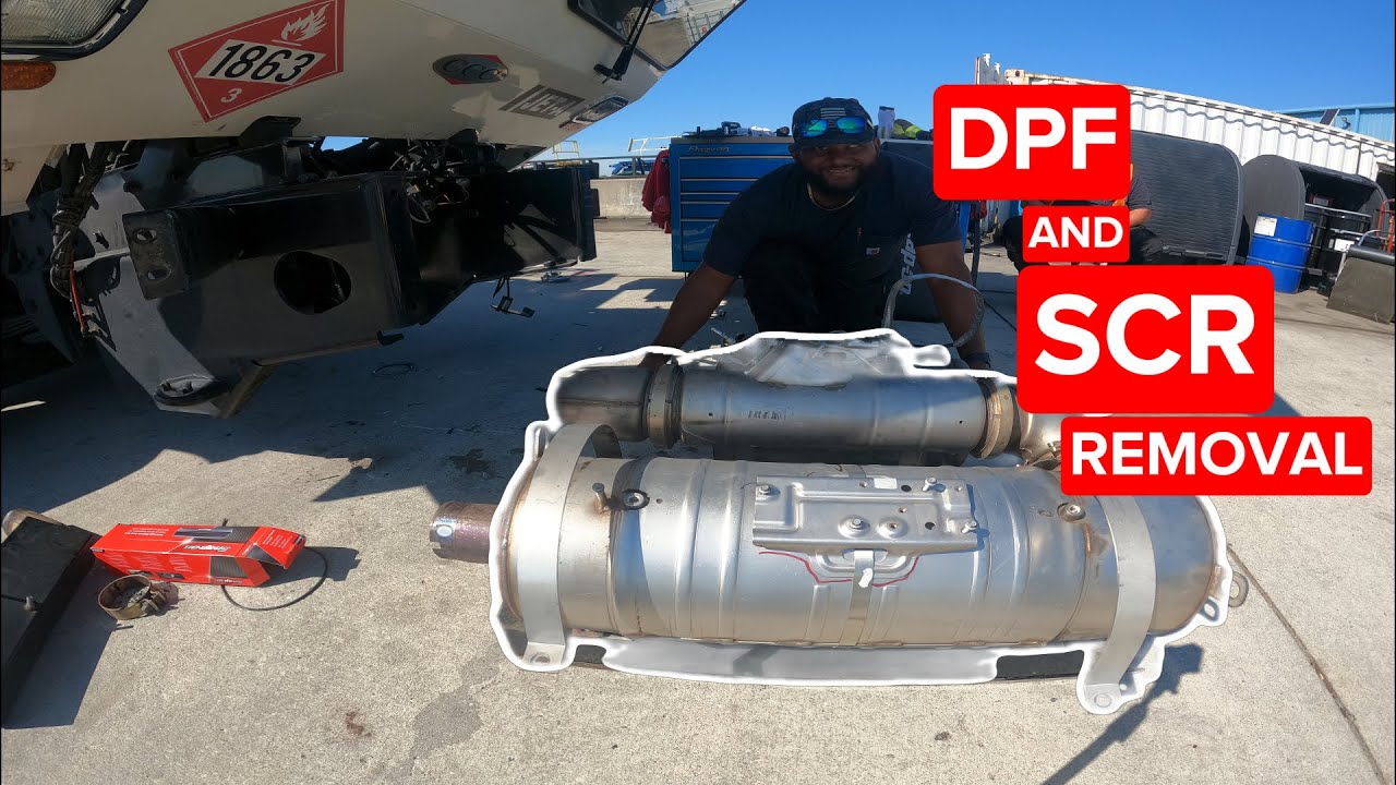 Diesel Truck Src And Dpf Removal Youtube