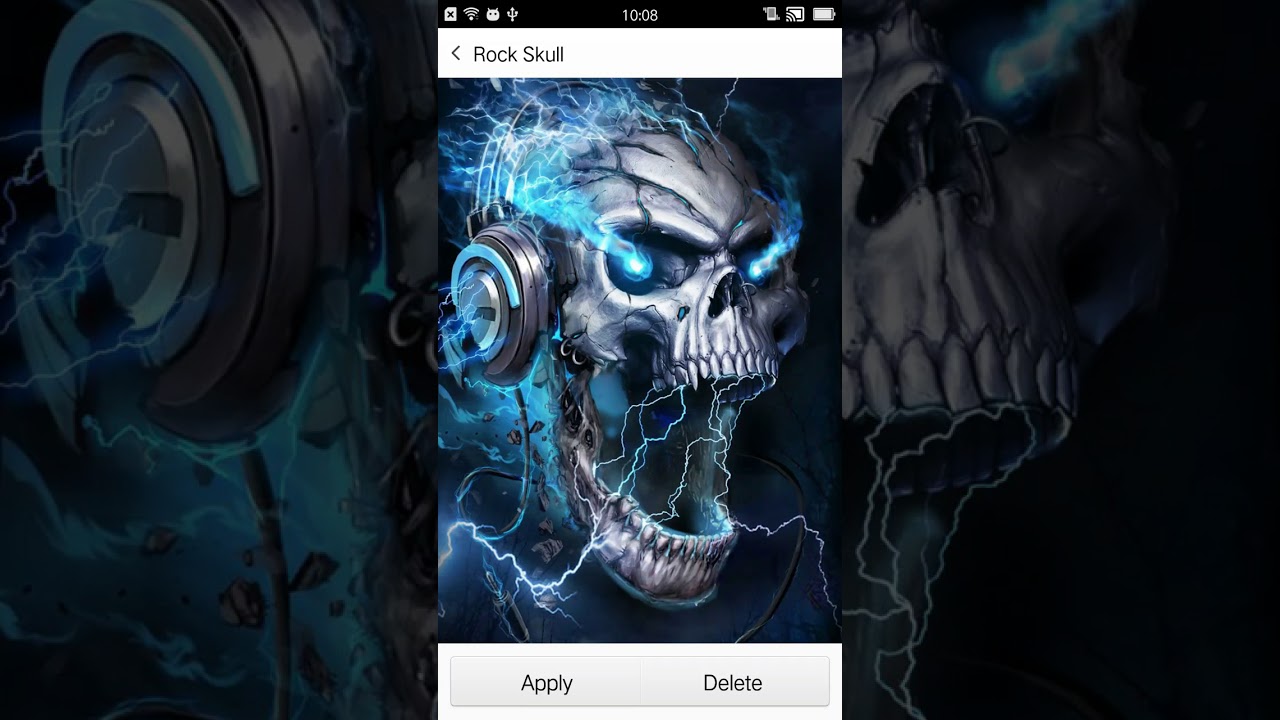 Rock Skull Live Wallpaper Vedio Youtube