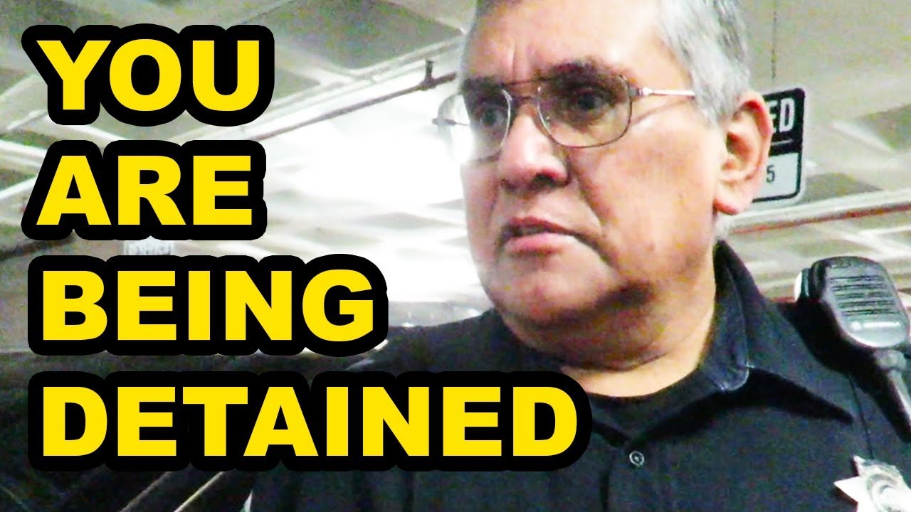 Unlawfully Detained By Tyrant Cop Police Department First Amendment