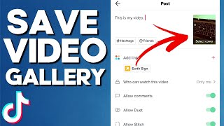 How To Save Tik Tok Draft Video In Gallery After Posting 2022 Guide How ...