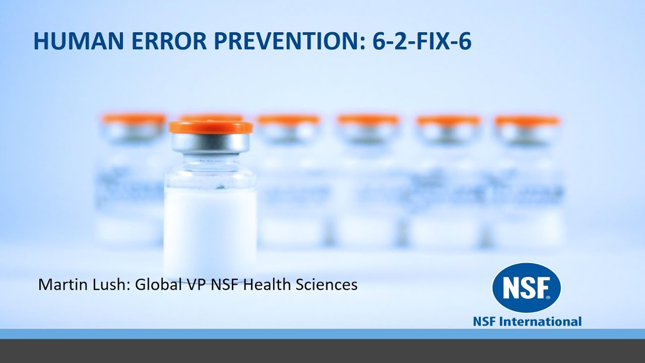 Nsf 6 To Fix Human Error Prevention Youtube