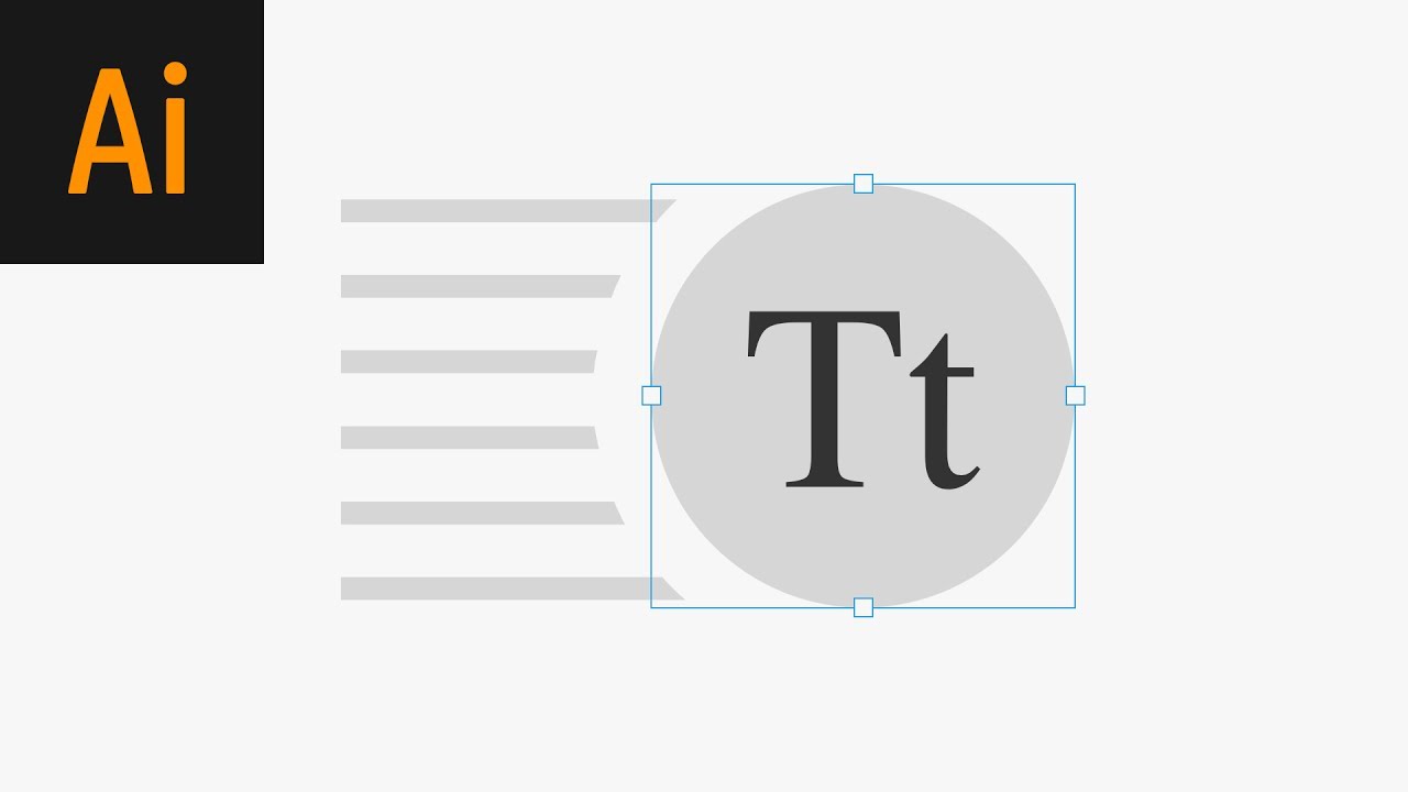 How To Wrap Text In Illustrator Youtube
