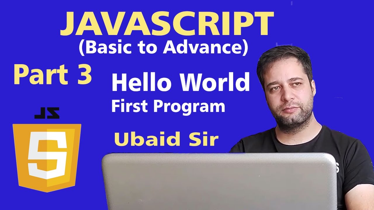 How To Print Hello World In Javascript Javascript First Program In Vs