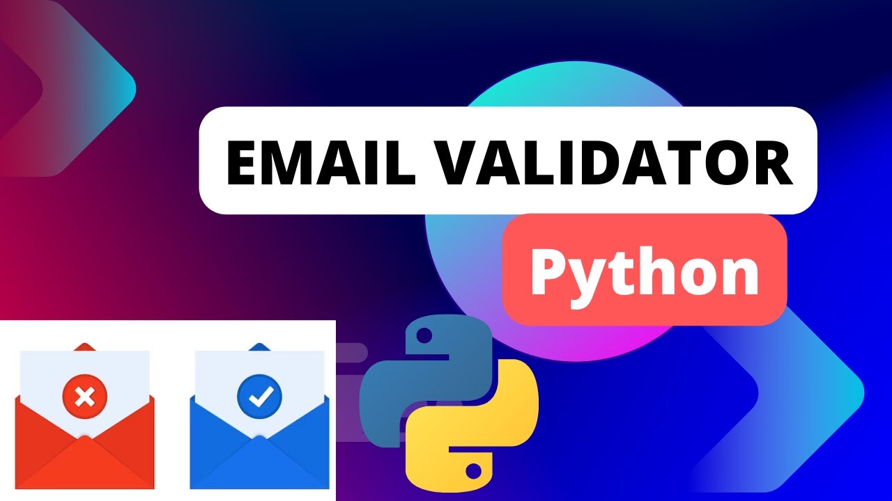 Python Email Validator Verify Email Addresses With Ease Youtube