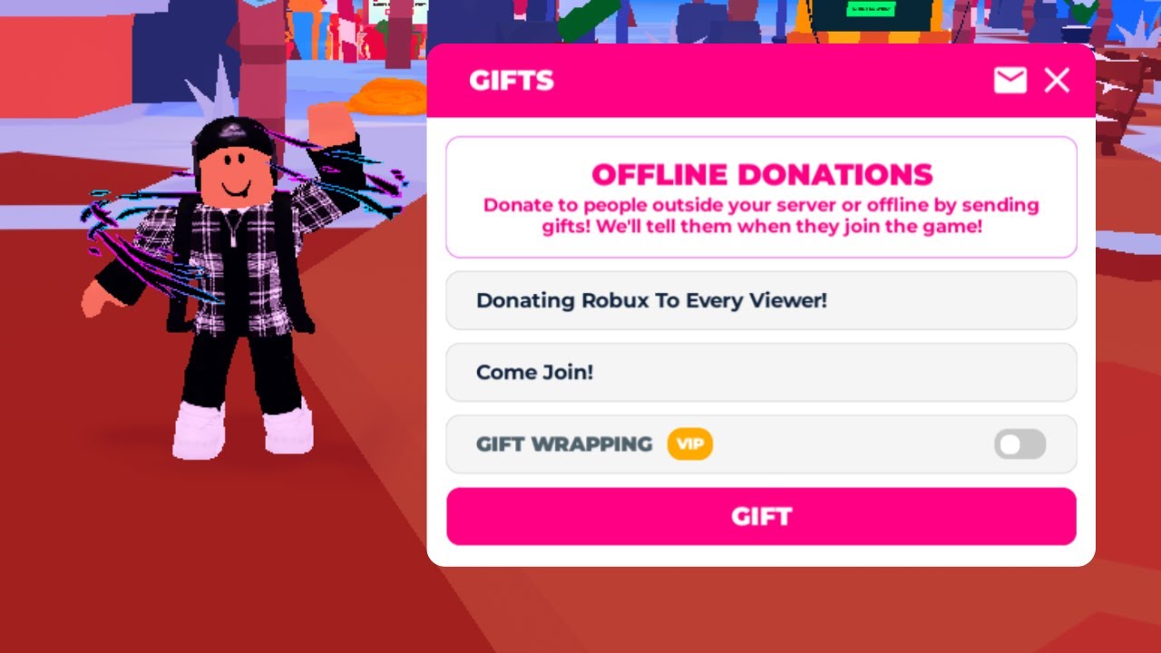Donating Robux To Every Viewer Youtube