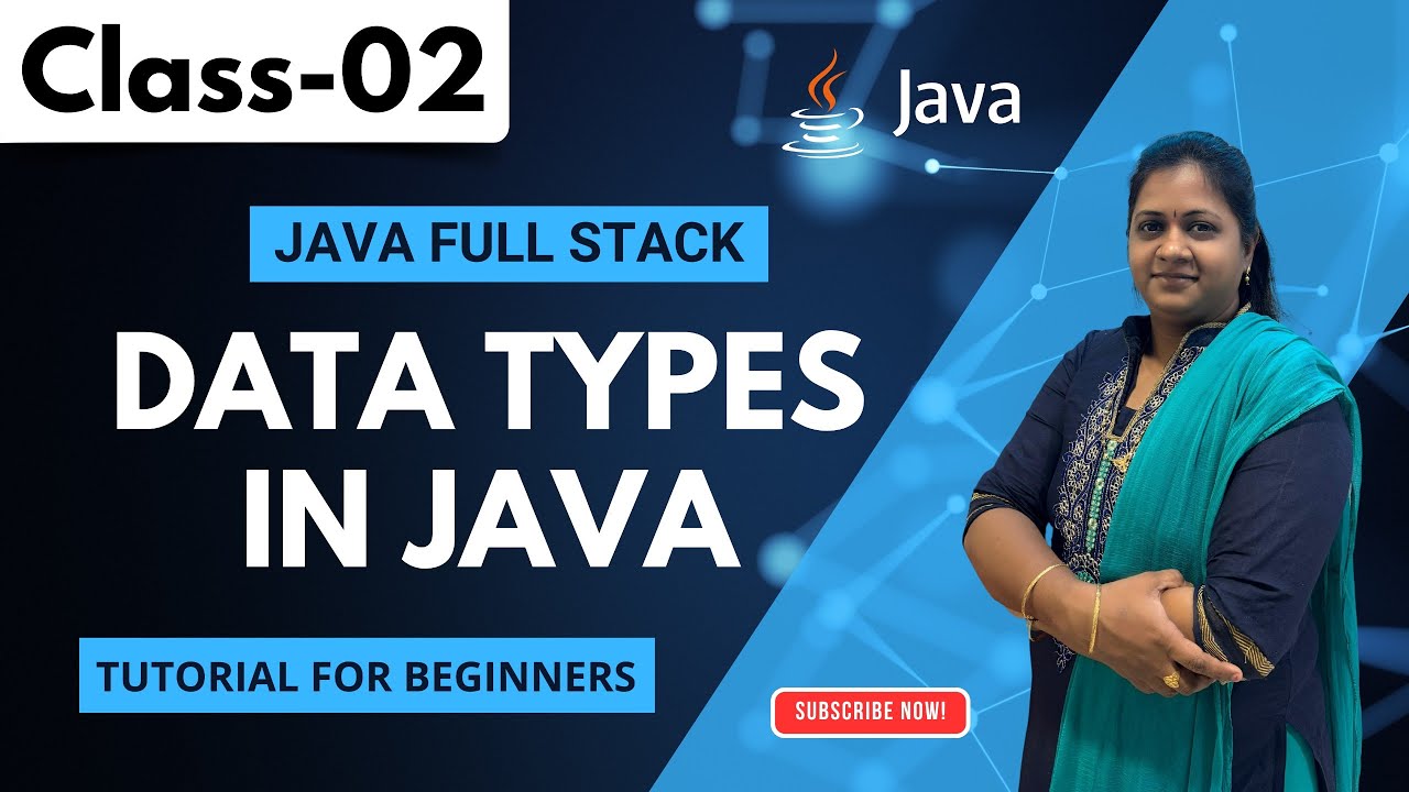Java Fullstack Class 02 Data Types In Java Java Fullstack Tutorial