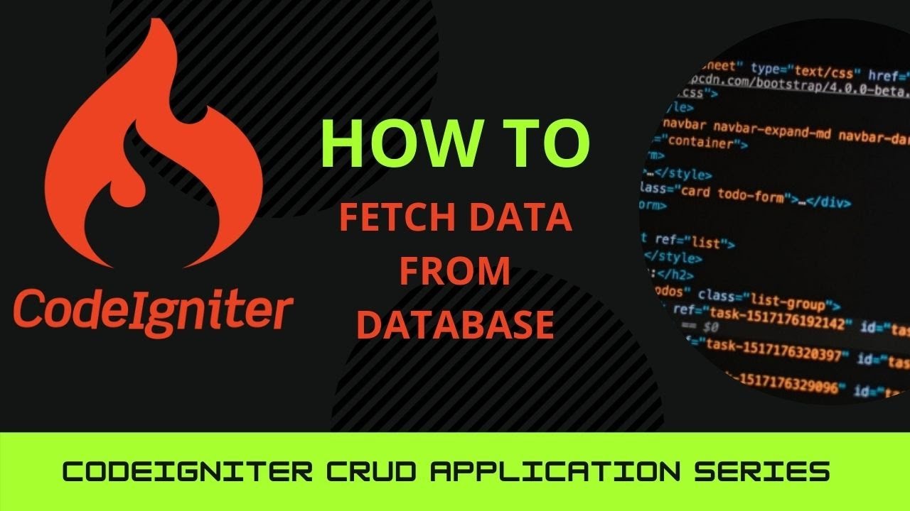 How To Fetch Data From Database How To Show Database All Data In