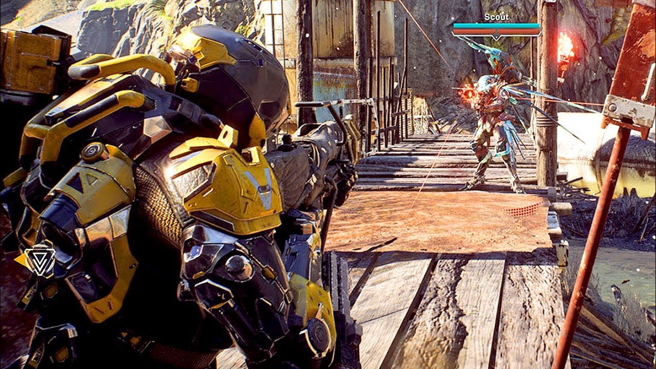 4 Minutes Of Anthem Open World Co Op Exploration Gameplay E3 2018