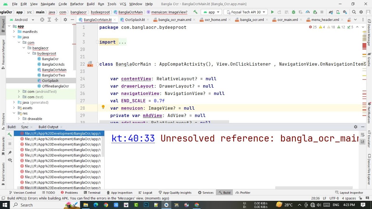 Fix Unresolved Reference Button Even When I Have Button Id In Xml