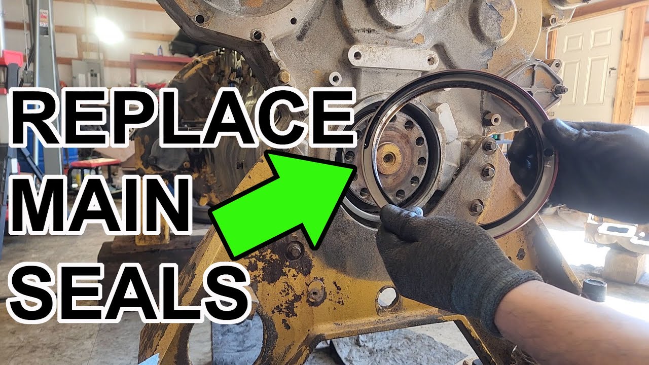 How To Install Crankshaft Front And Rear Main Seals Youtube