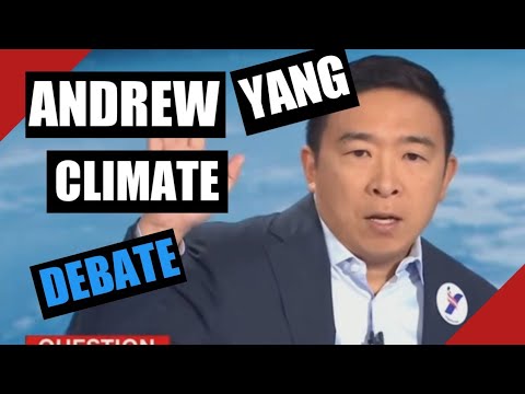 Andrew Yang Nailing The Climate Change Debate Challenge On Cnn Town