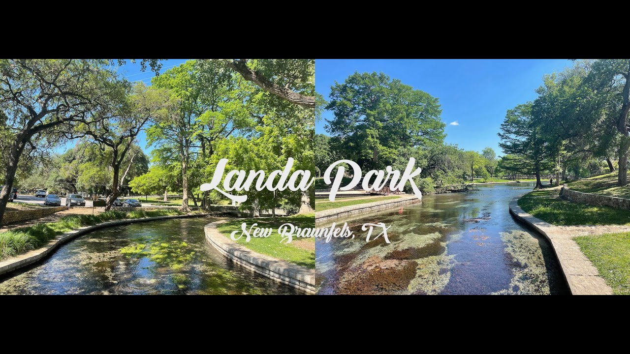 The Beautiful Landa Park New Braunfels Tx Youtube