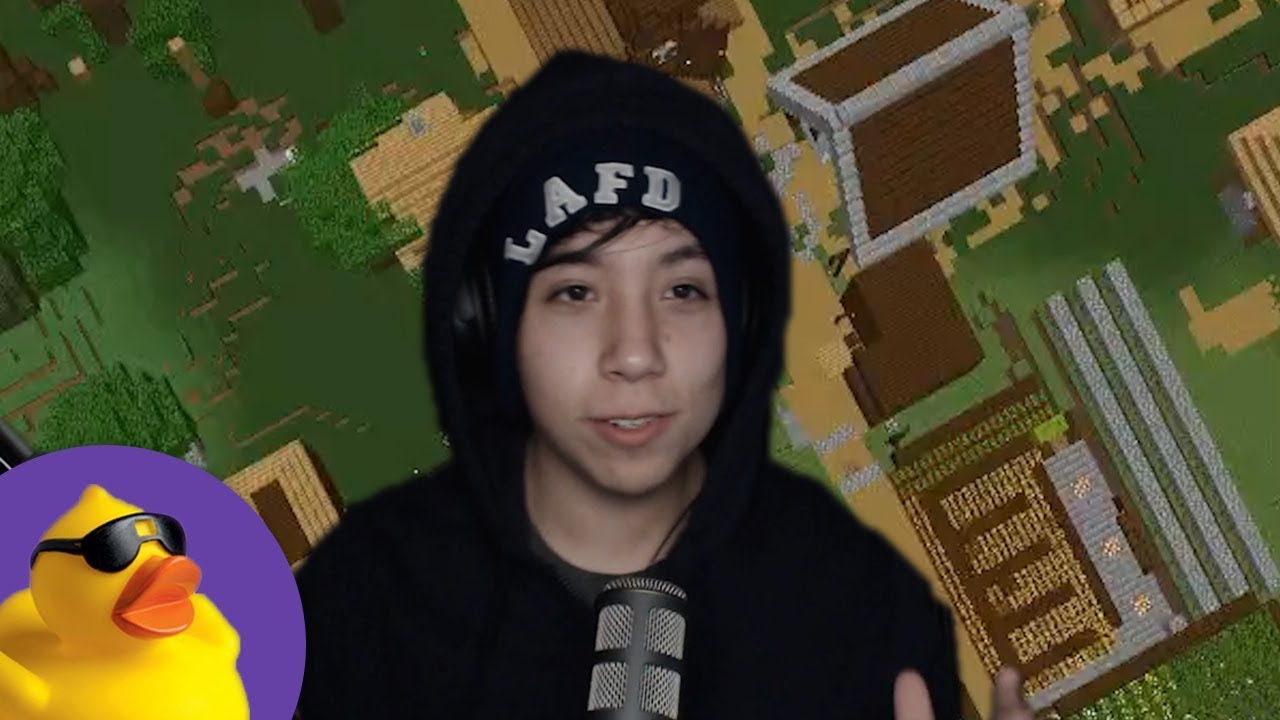 Quackity Chills With Chat While Learning Minecraft Youtube