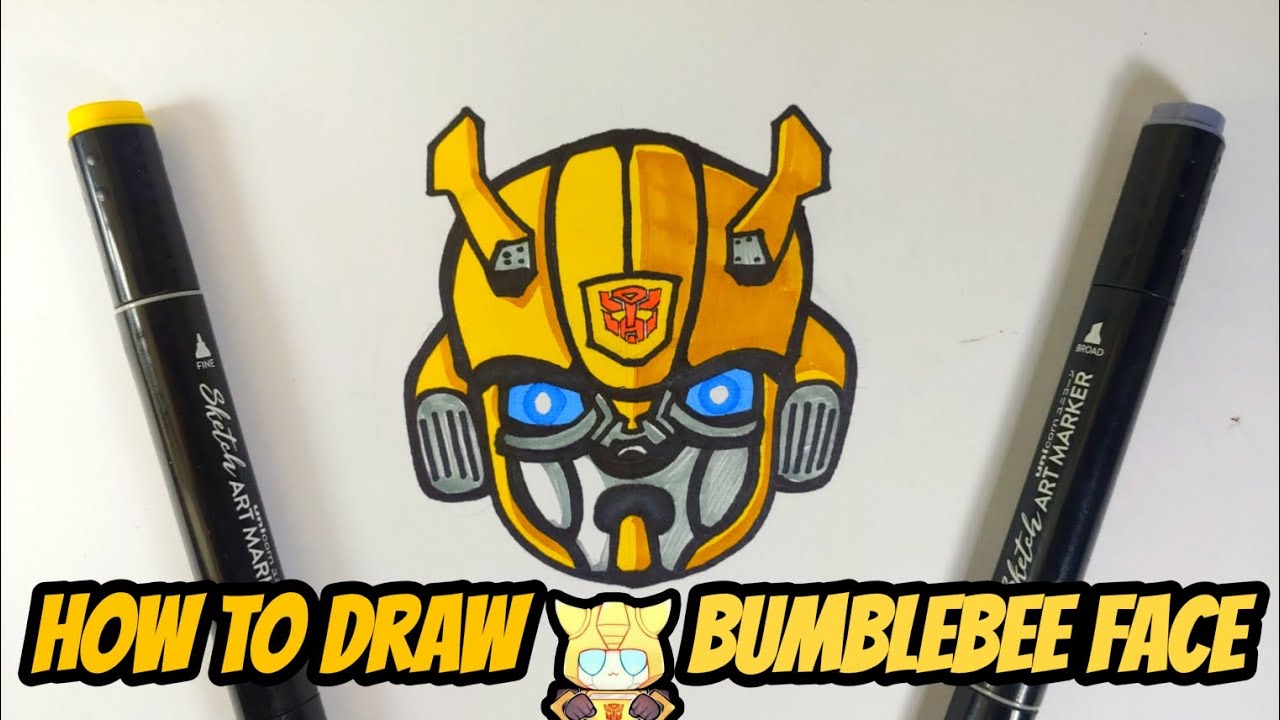 Transformers Bumblebee Face Drawing