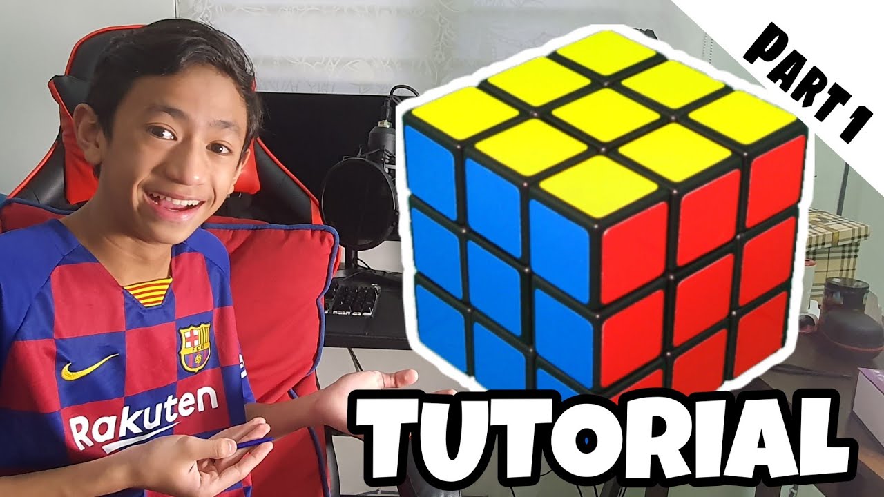 Cara Solve Rubik S Cube Part 1 Tutorial Challenge Game Youtube