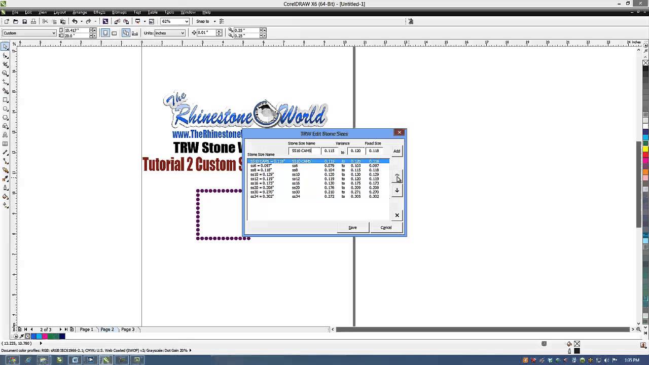 Tutorial 2 Custom Stone Size Drop Down Trw Stone Wizard邃 Youtube