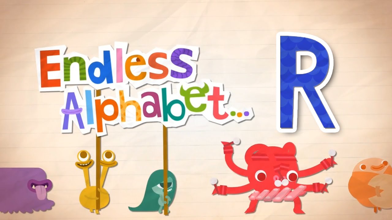 Endless Alphabet A To Z Letter R Rainstorm Recycle Reflection