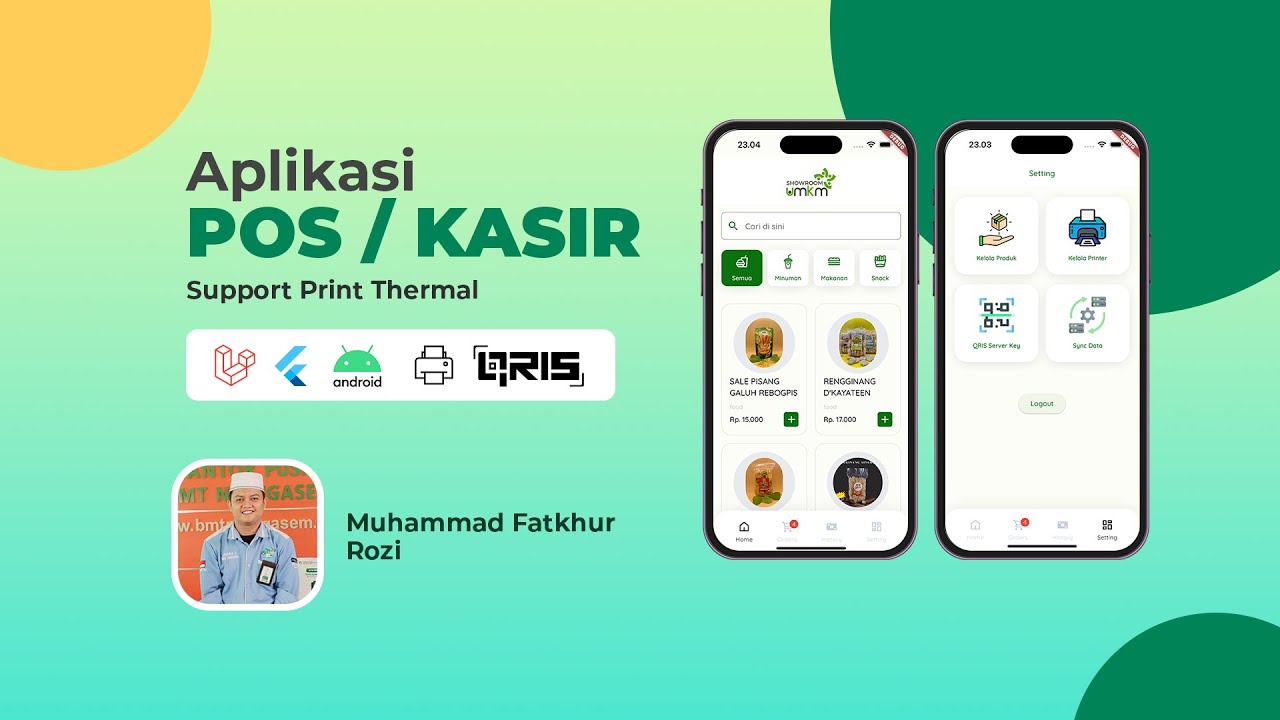 Aplikasi Pos Point Of Sales Kasir Sederhana Fullstack Laravel Dan