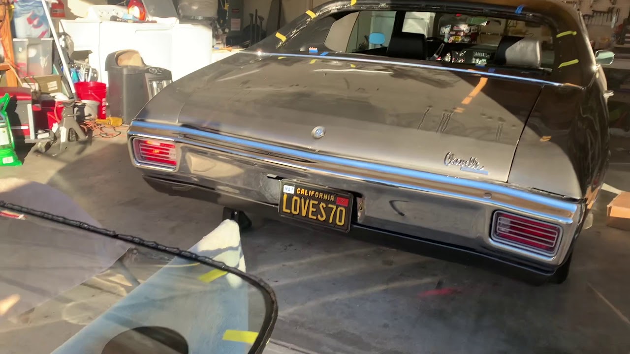 1970 Chevelle Project Update 12 Back Window Install Youtube
