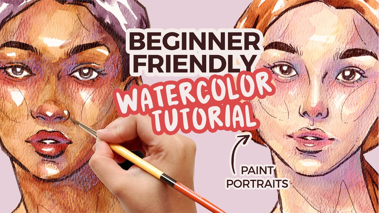 How To Paint Watercolor Portraits At Katie Jenkins Blog