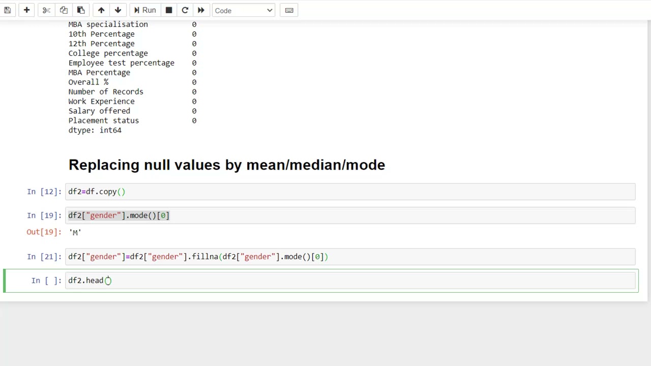 Data Cleaning Handling Missing Values In Python Youtube