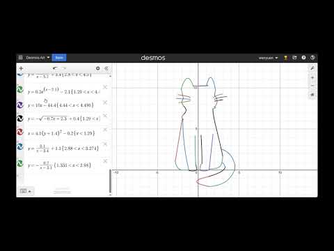 Graphing A Cat Using Desmos Youtube