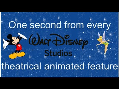 1 Second From Every Disney Theatrical Animated Feature Youtube