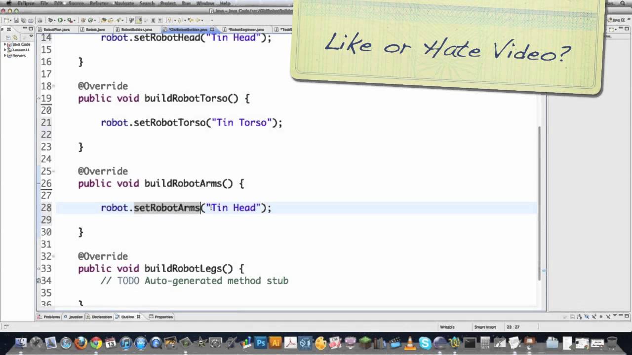 Builder Design Pattern Youtube