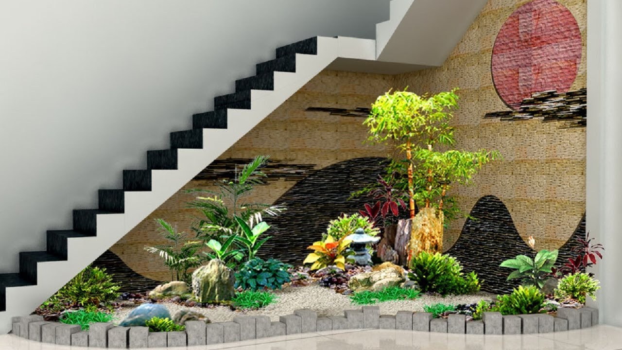 Under Stairs Design Interior Garden
