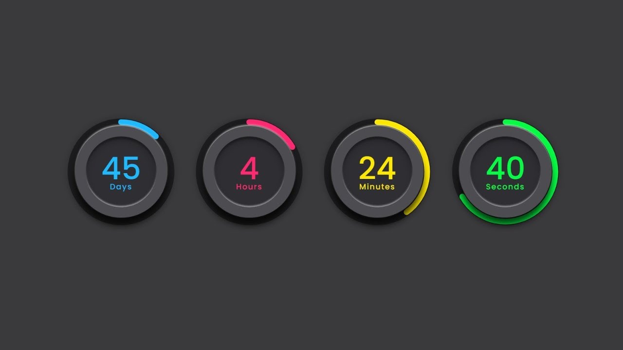 How To Create Countdown Timer Using Javascript Youtube