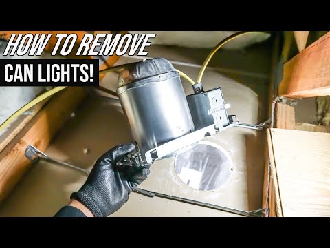 How To Remove Canned Light Fixture