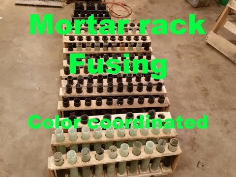 Mortar Rack Fusing Color Coordinated Youtube