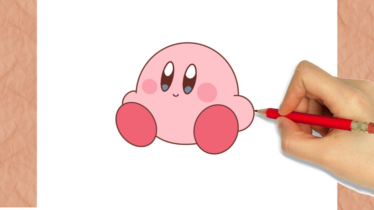 How To Draw A Cute Kirby