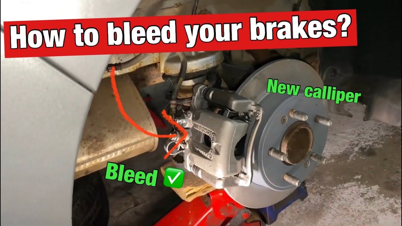 How To Bleed Your Brakes After Installing New Brake Calliper All