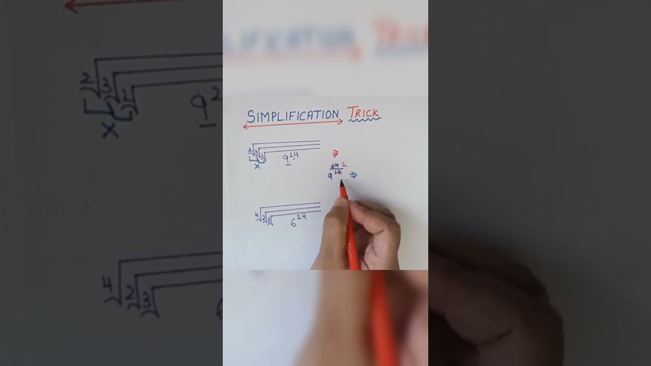 How To Simplify Easily Simplification Short Tricks Math Easy Trick