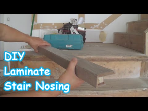 Laminate Stairs Installation How To Make Stair Nosing Yourself Tips